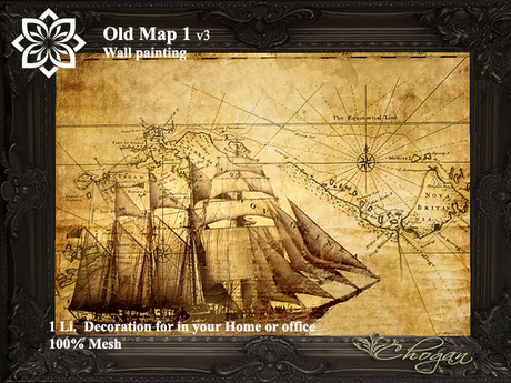 Second Life Marketplace - Cho*= Old Map 1 m/T v3